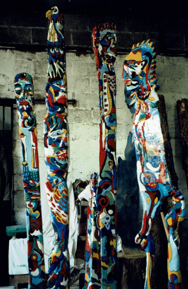 Histoire des Totems… en sculpture! – Chris Le Guen- ATELIER 450